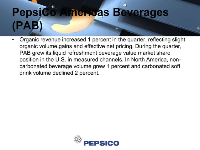 Pepsico | PPTX | Food & Drink