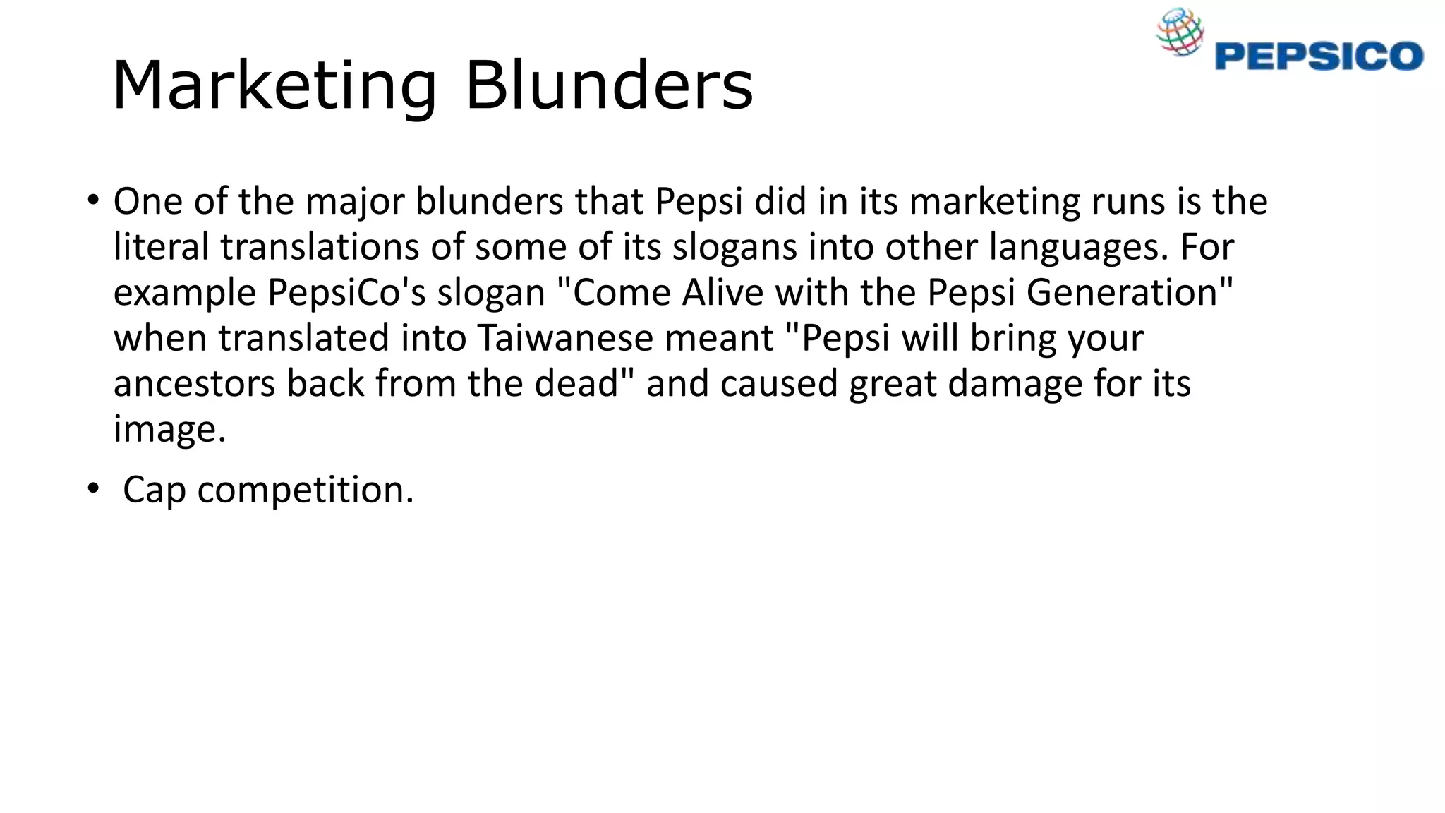 Pepsico | PPTX