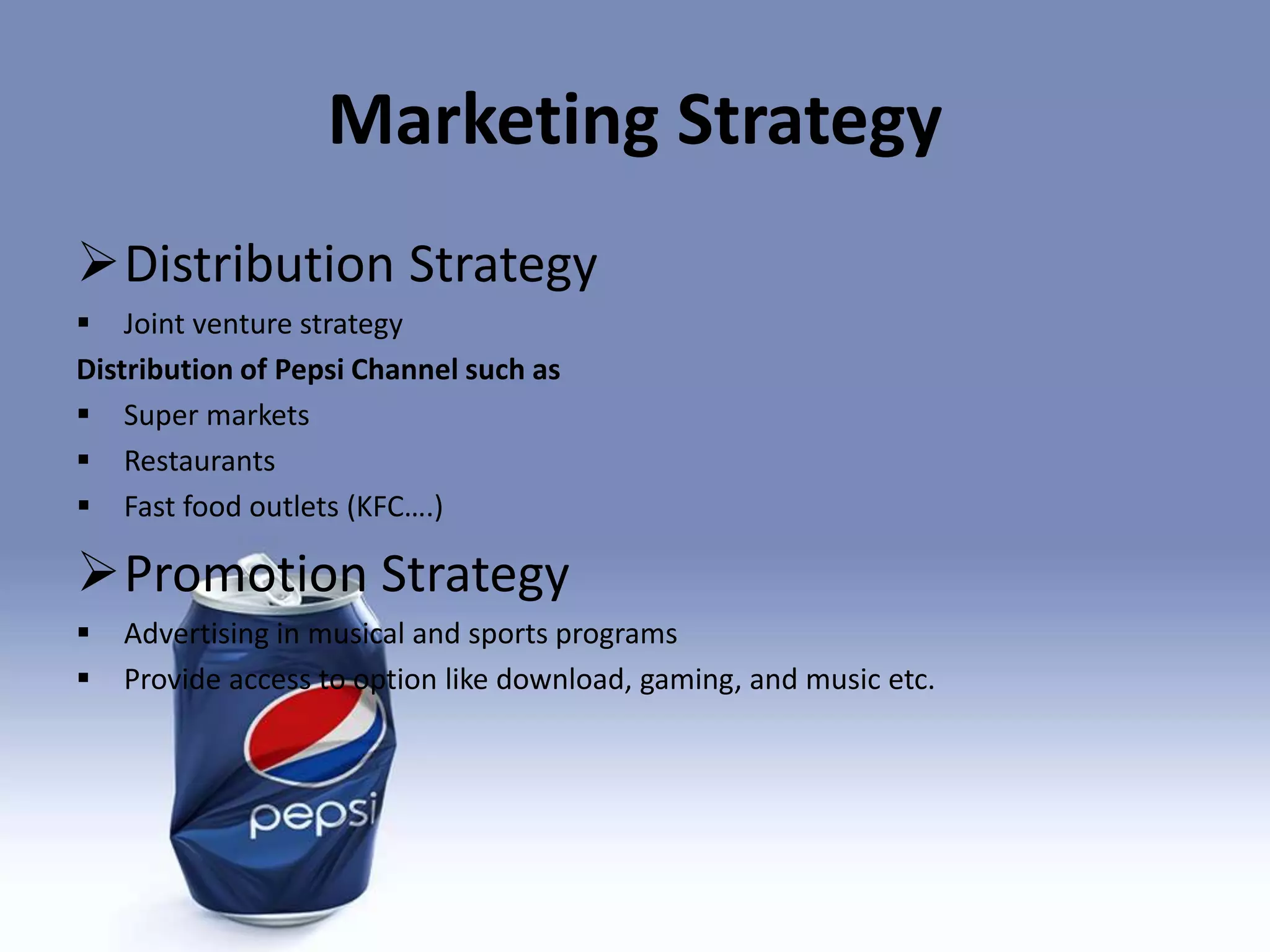 Pepsi co | PPT