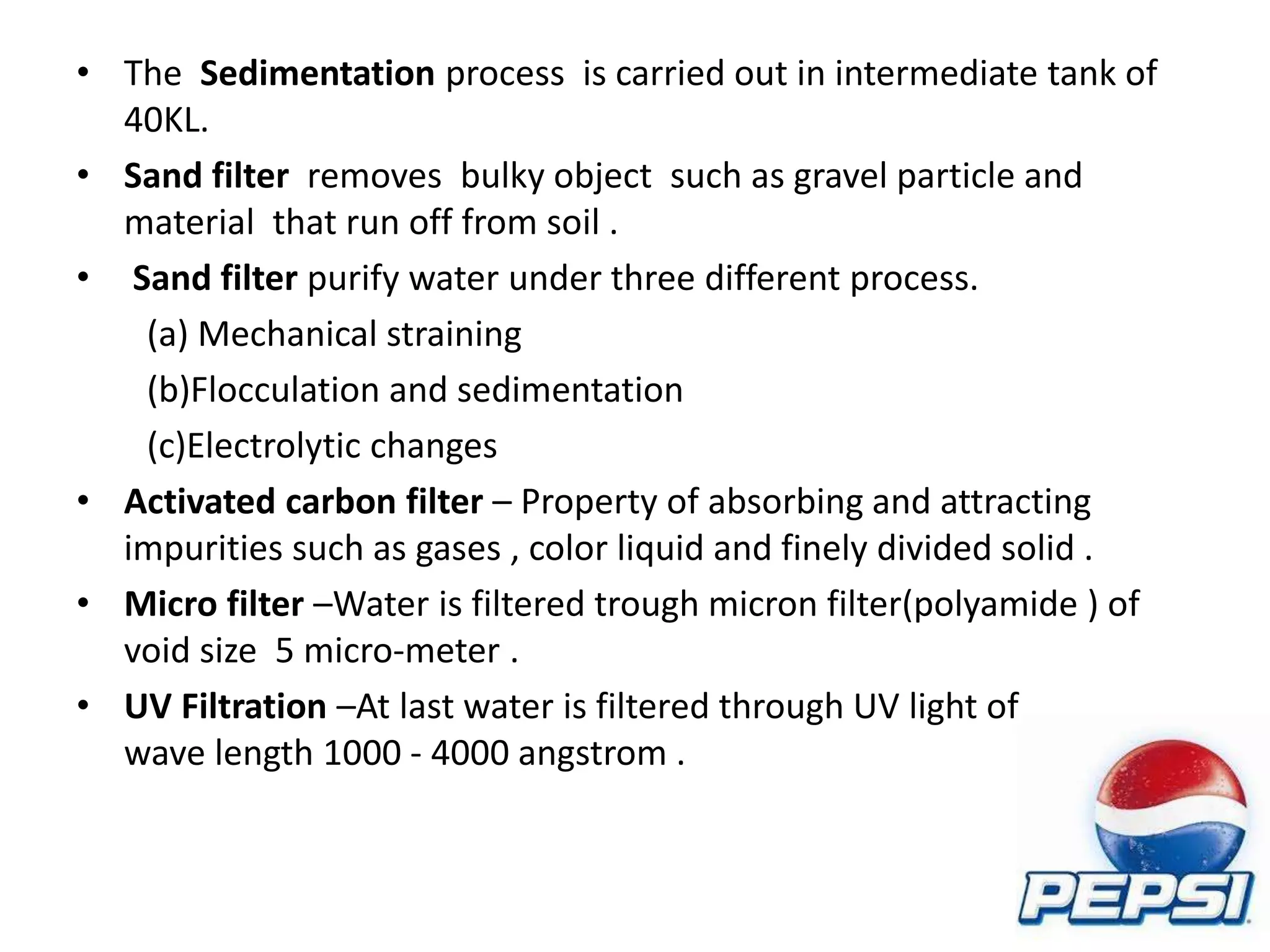 Pepsico QUALITY CONTROL TRAINING | PPTX