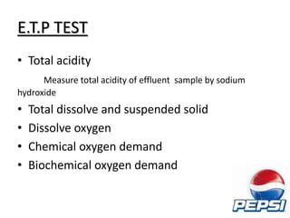 Pepsico QUALITY CONTROL TRAINING | PPTX