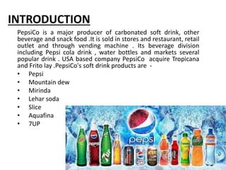 Pepsico QUALITY CONTROL TRAINING | PPTX