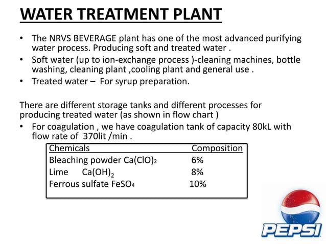 Pepsico QUALITY CONTROL TRAINING | PPTX