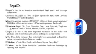 Strategic Management - Pepsi Co | PPTX