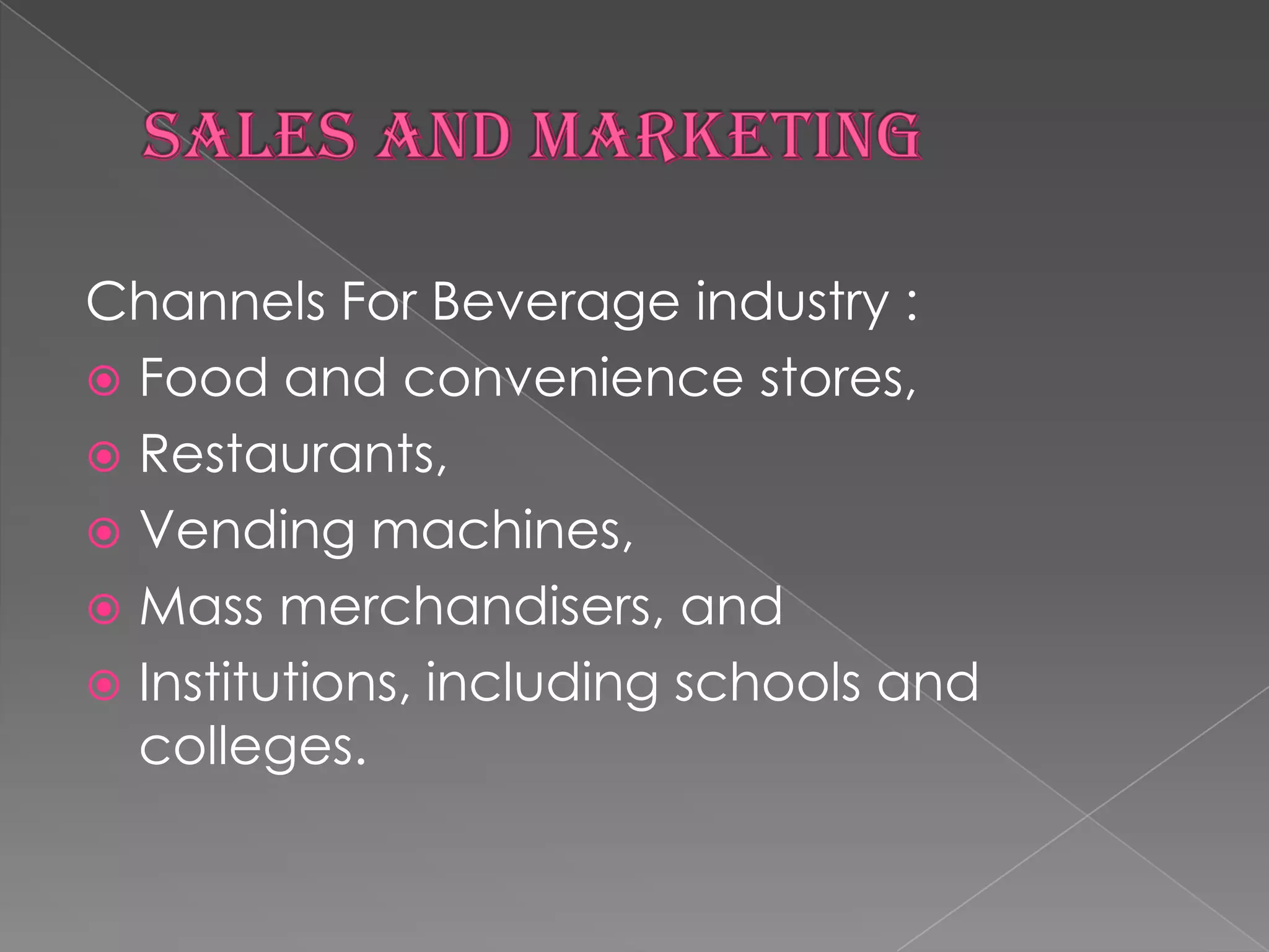 Pepsico sales and distribution | PPTX