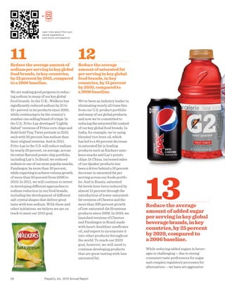 PepsiCo Annual Report 2010 Performance With Purpose | PDF