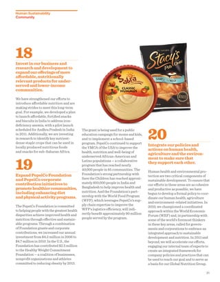 PepsiCo Annual Report 2010 Performance With Purpose | PDF