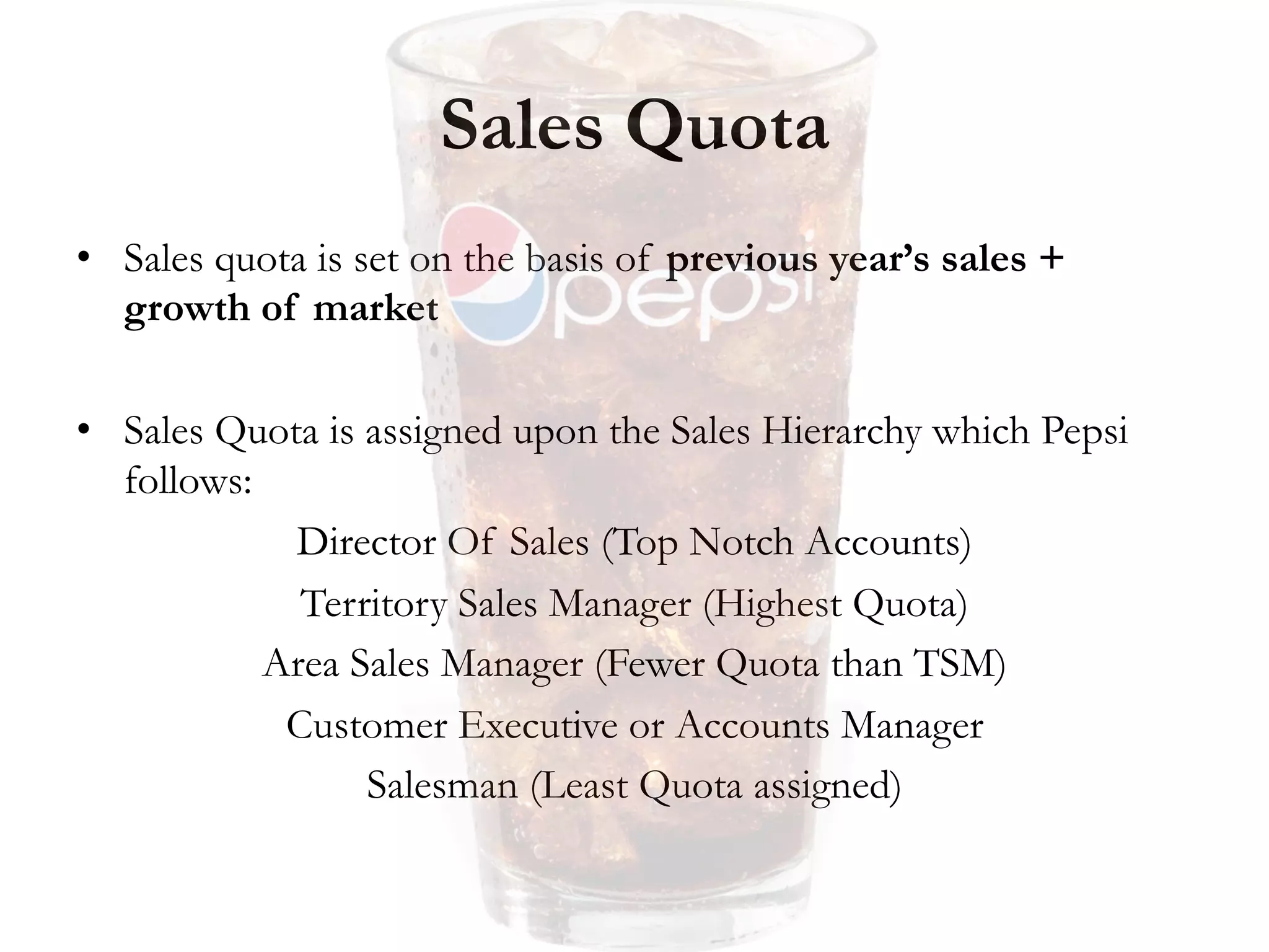 Pepsico Sales Structure | PDF