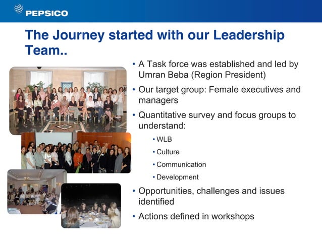 Pepsi co case of study building gender balaned leadership team updated ...