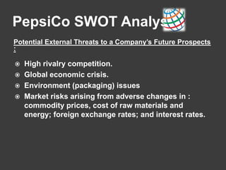 Pepsi co diversification strategy case analysis | PPTX