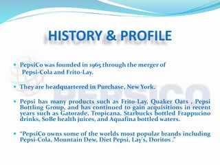 Pepsi company | PPTX