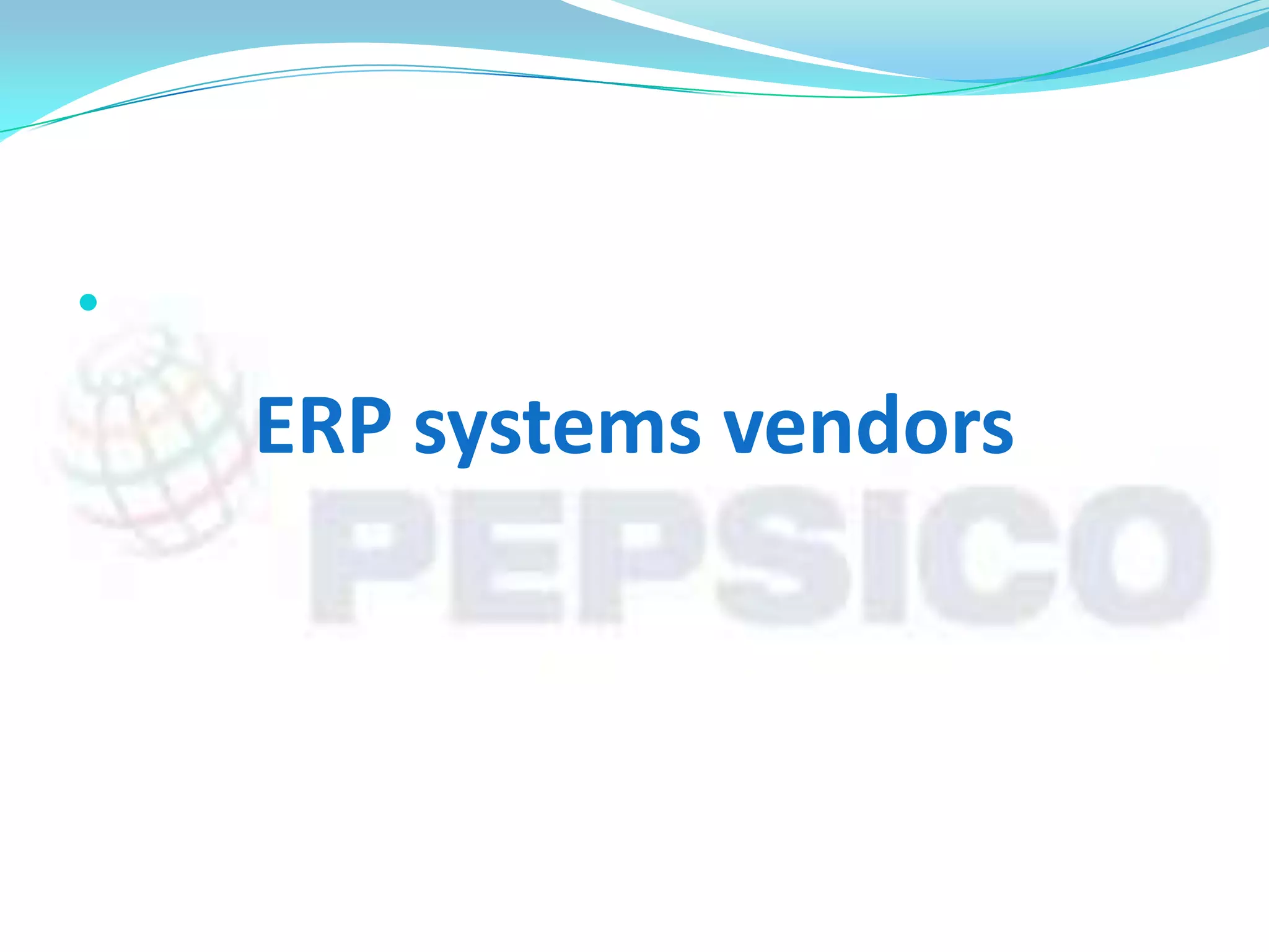 Pepsico information systems | PPTX
