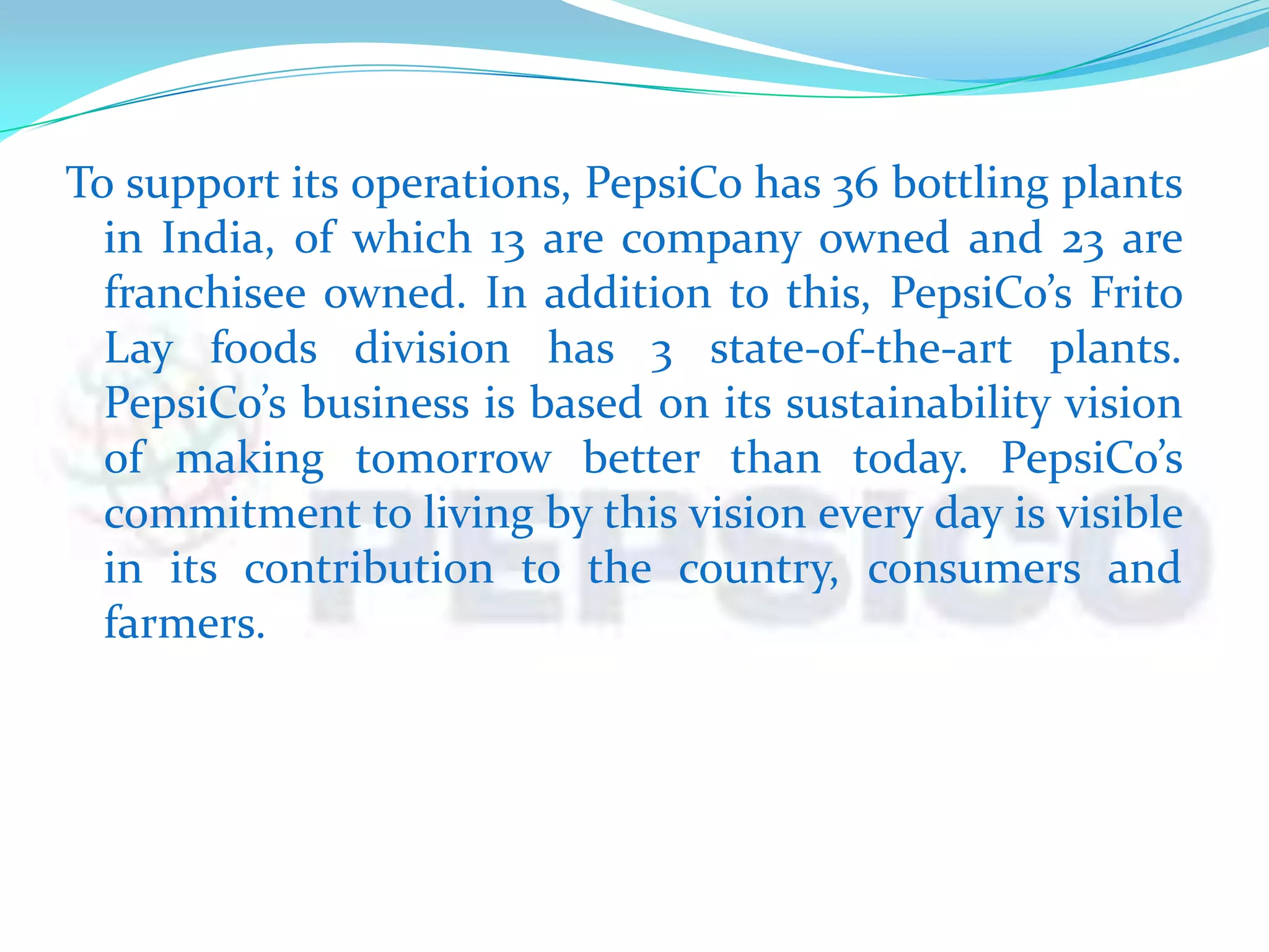 Pepsico information systems | PPTX