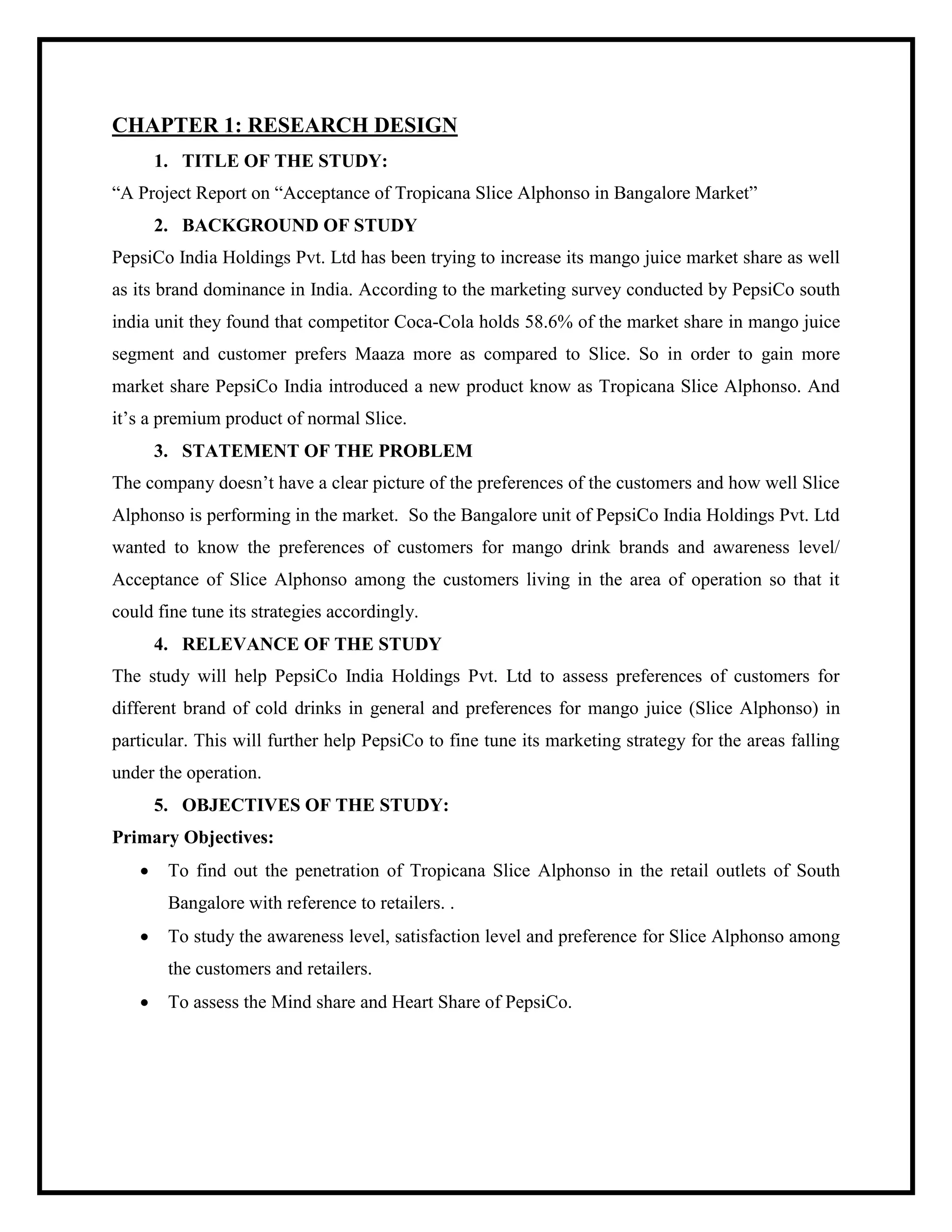 PepsiCo marketing project:2015 | PDF | Business | Business and Finance