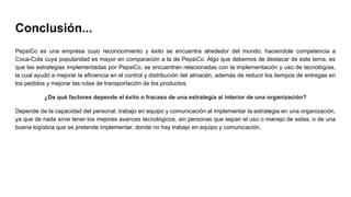 PepsiCo (Seminario de Planeación Estratégica en los Negocios) | PDF