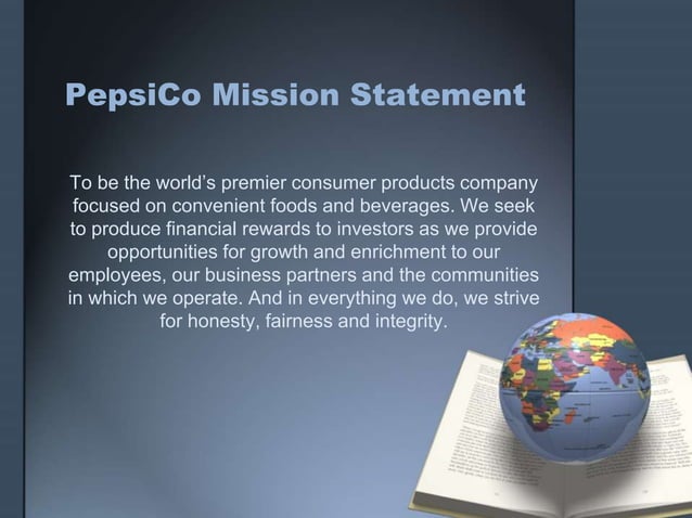 Pepsico Mission Statements | PPT