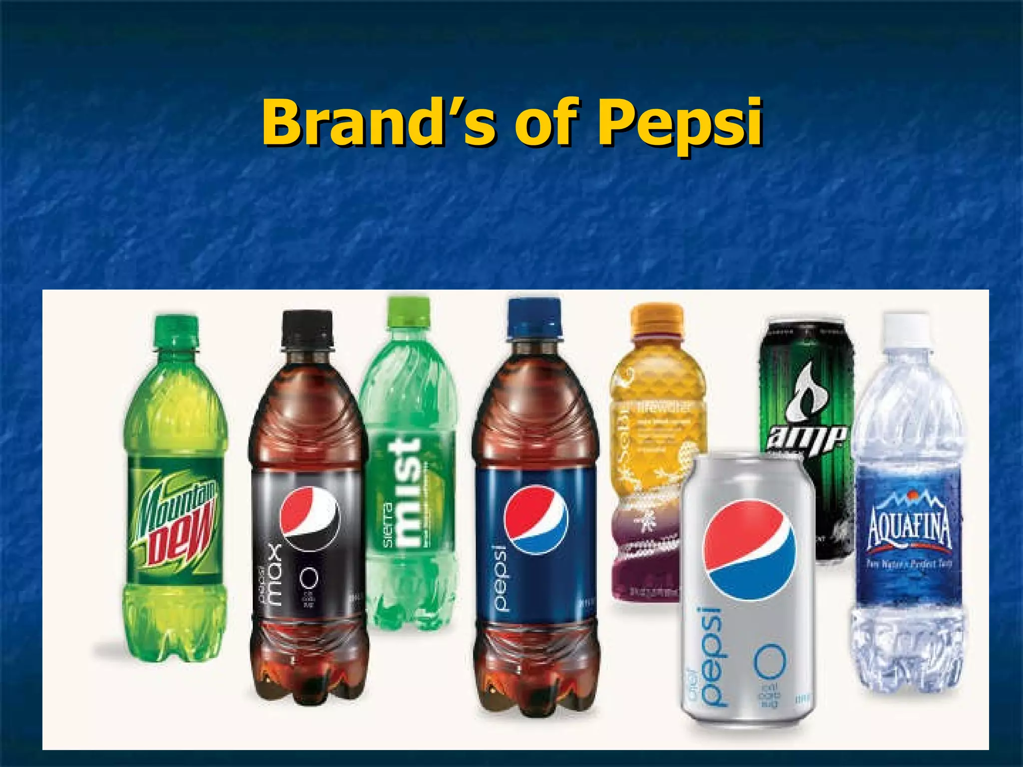 Pepsico presentation | PPT