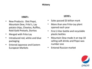 Pepsi co presentation | PPT