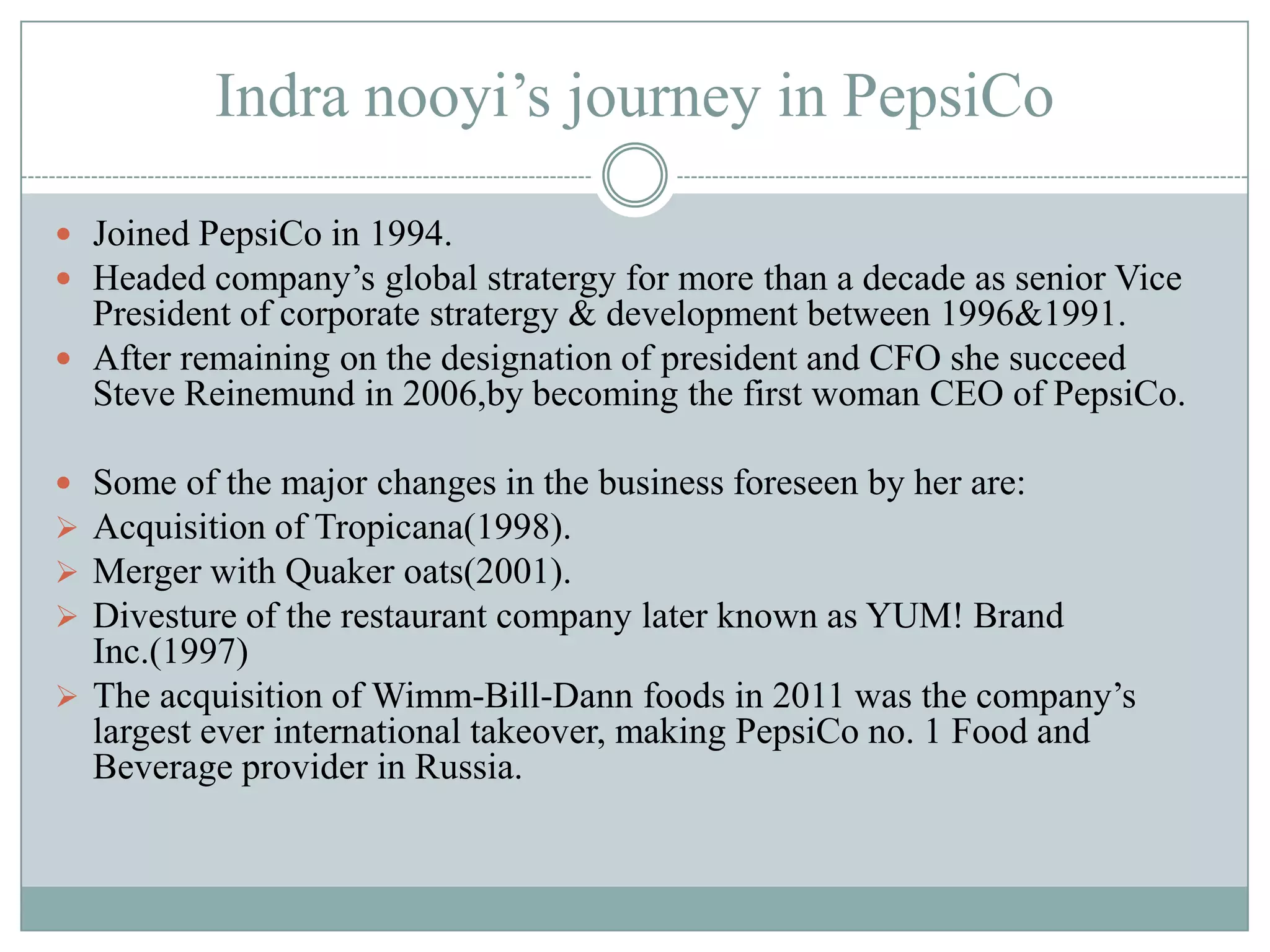 Pepsico product portfolio transformation | PPTX