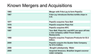 Pepsi-Co's Reverse Innovation in various Products | PPTX