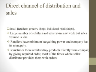Pepsico sales and distribution strategies | PPTX