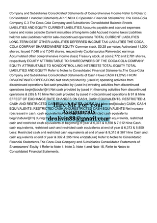 PepsiCos financial statements are presented in Appendix B .pdf