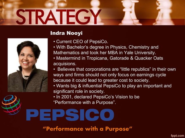 Pepsi Co Strategy | PPTX