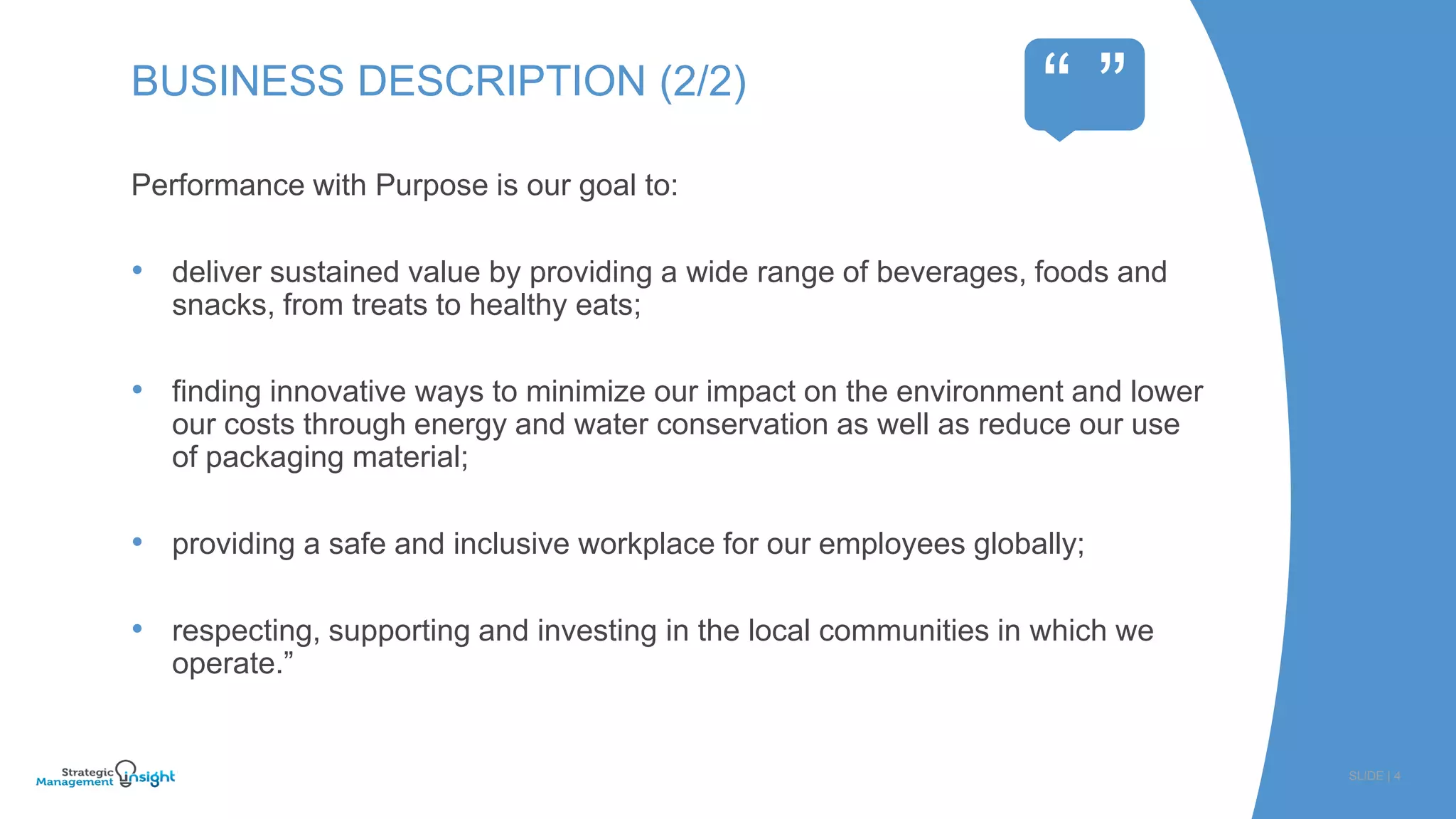 PepsiCo SWOT Analysis 2018 | PDF