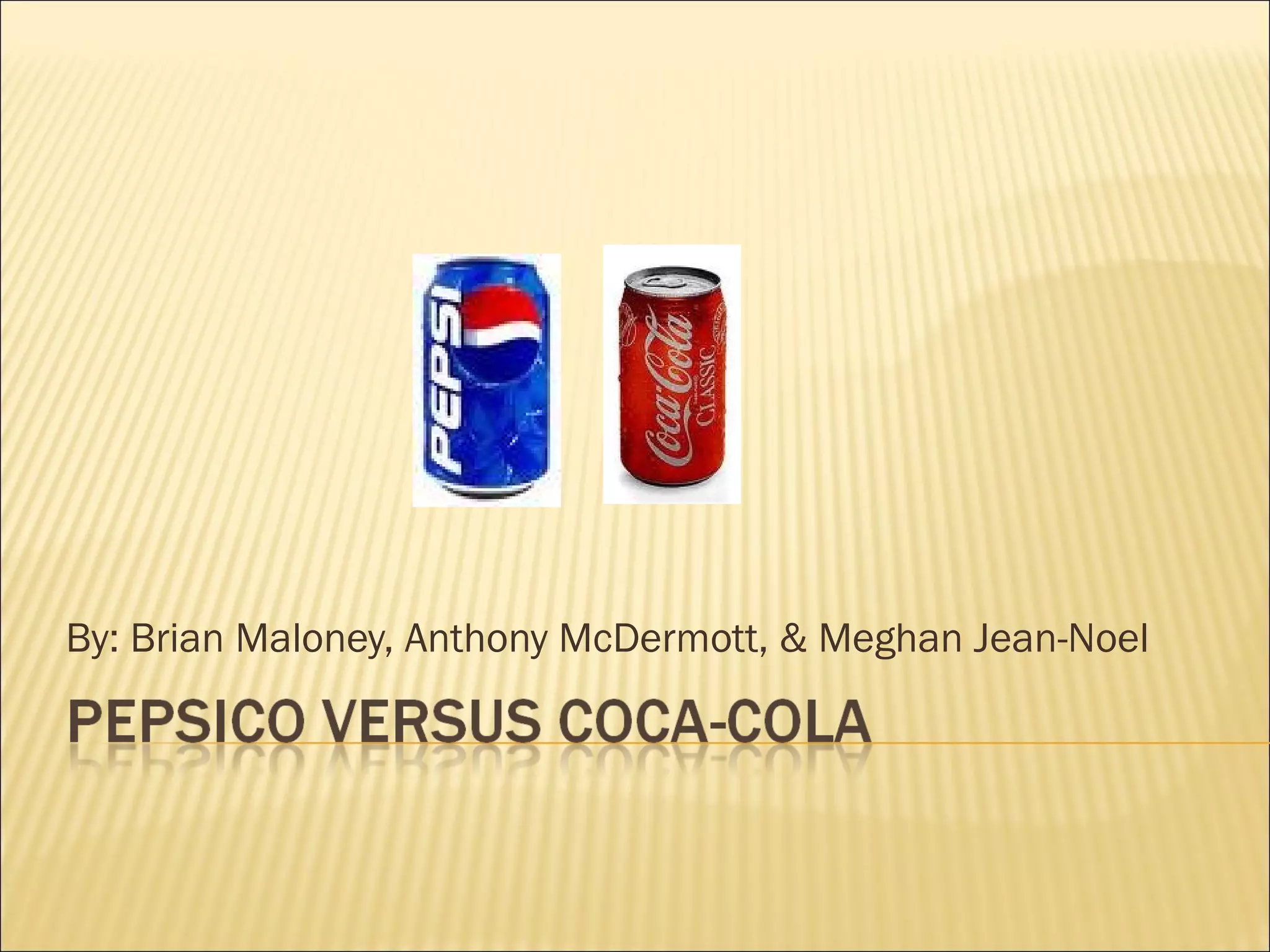 Pepsi co versus_coca-cola[1] | PPT