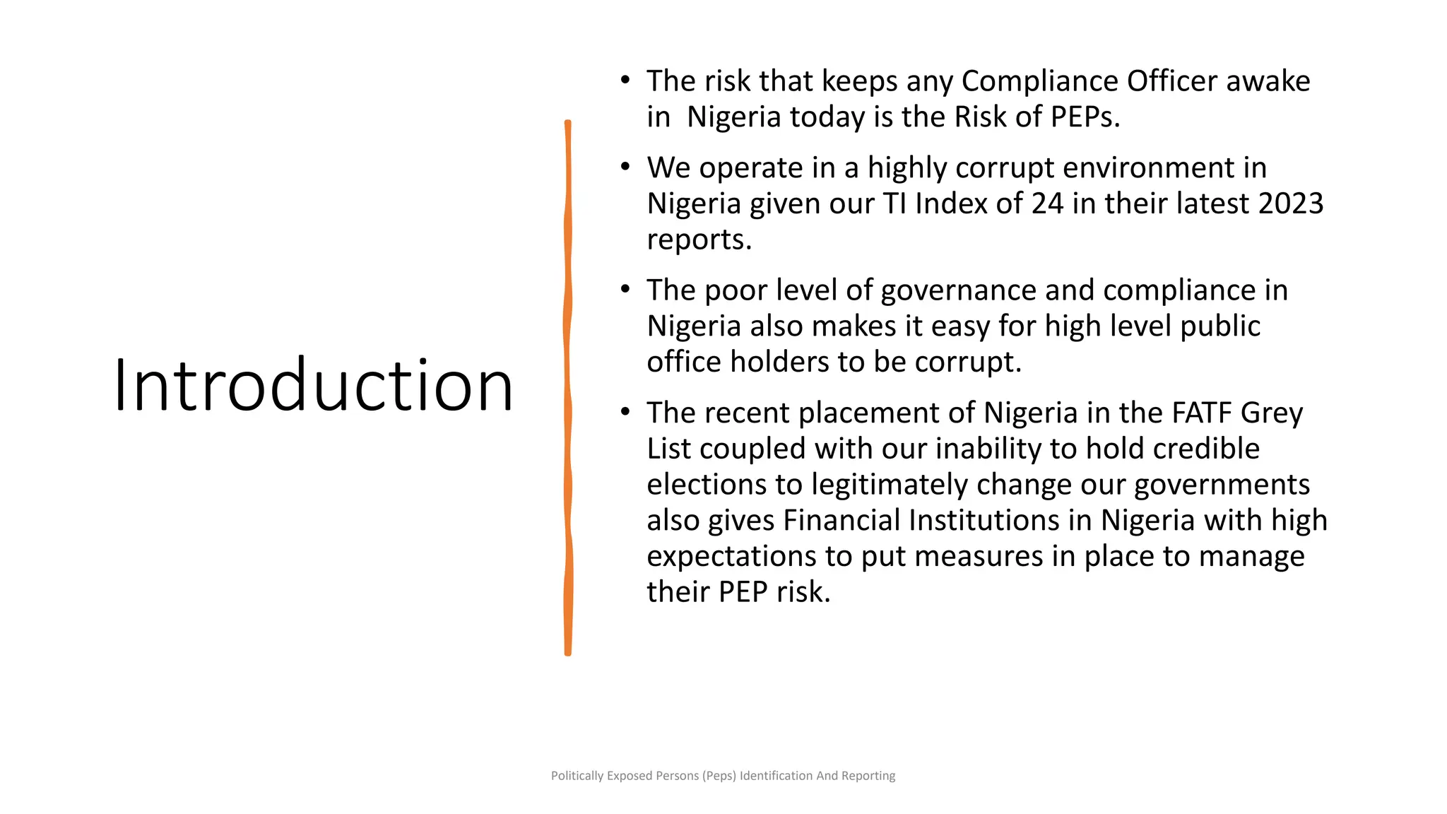 PEPS IDENTIFICATION AND REPORTING june 2023.pptx