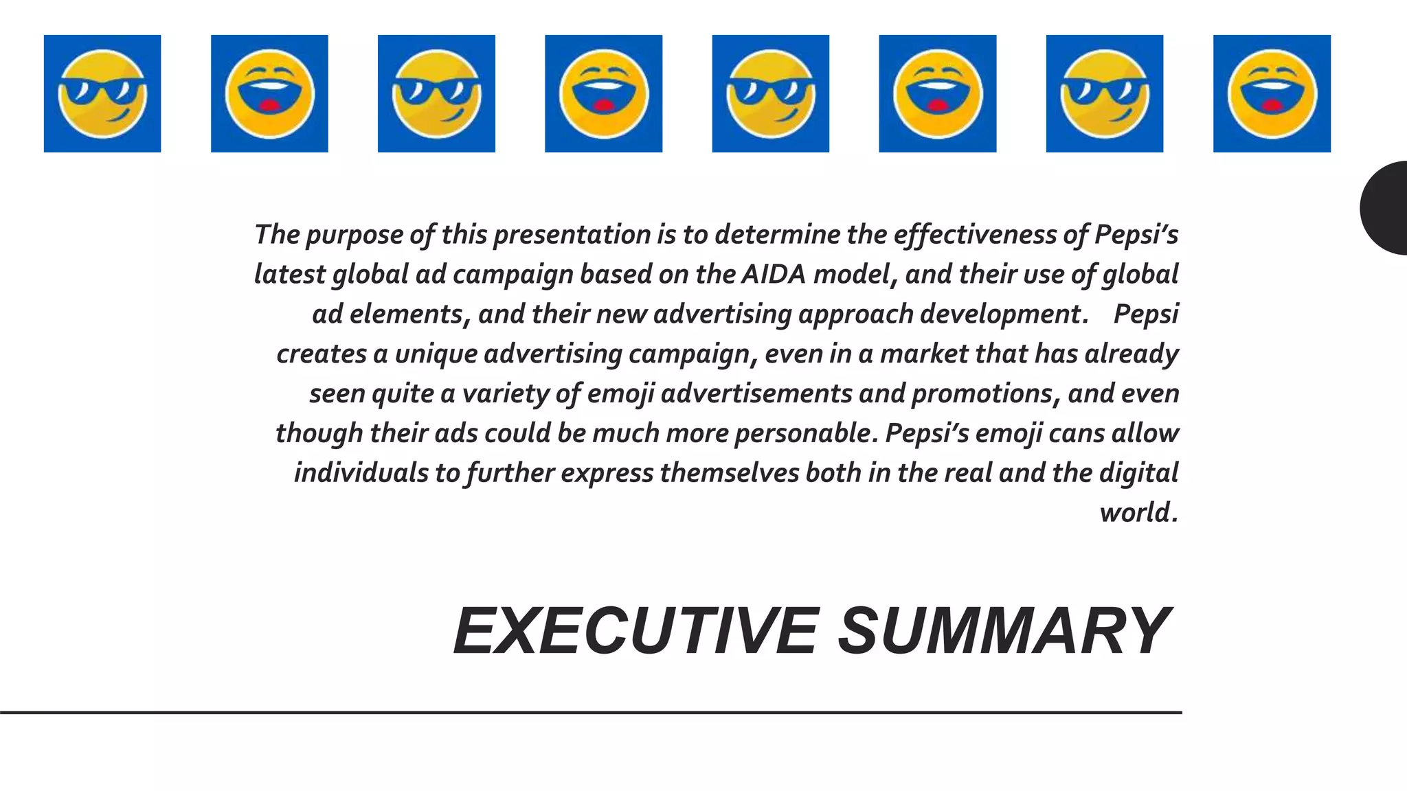 Pepsi Emoji Campaign Analysis | PPTX