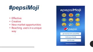 Pepsi Emoji Campaign Analysis | PPTX