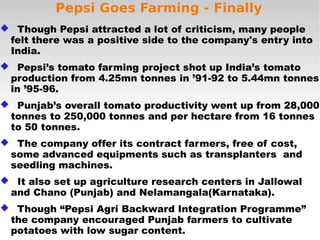 Pepsi entry into india | PPT