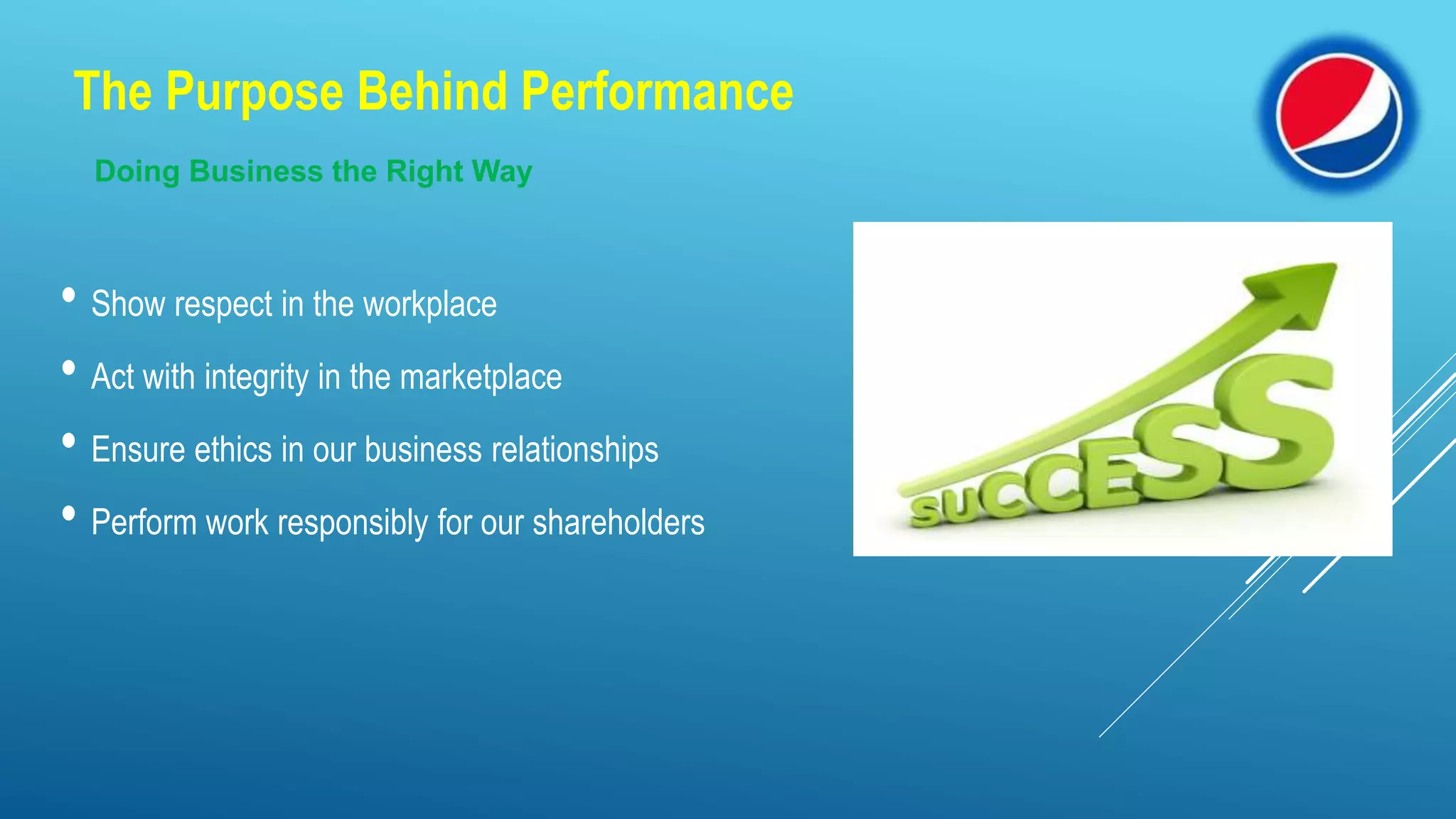 Pepsi ethics report | PPTX