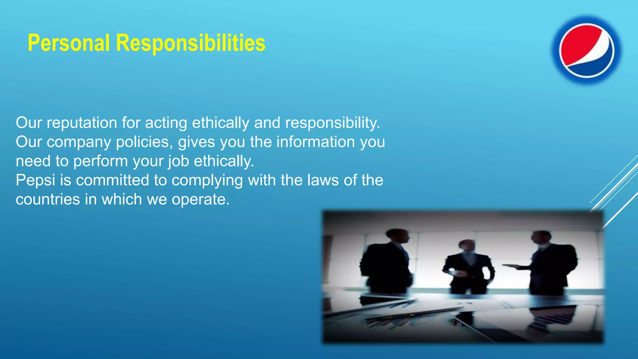 Pepsi ethics report | PPTX