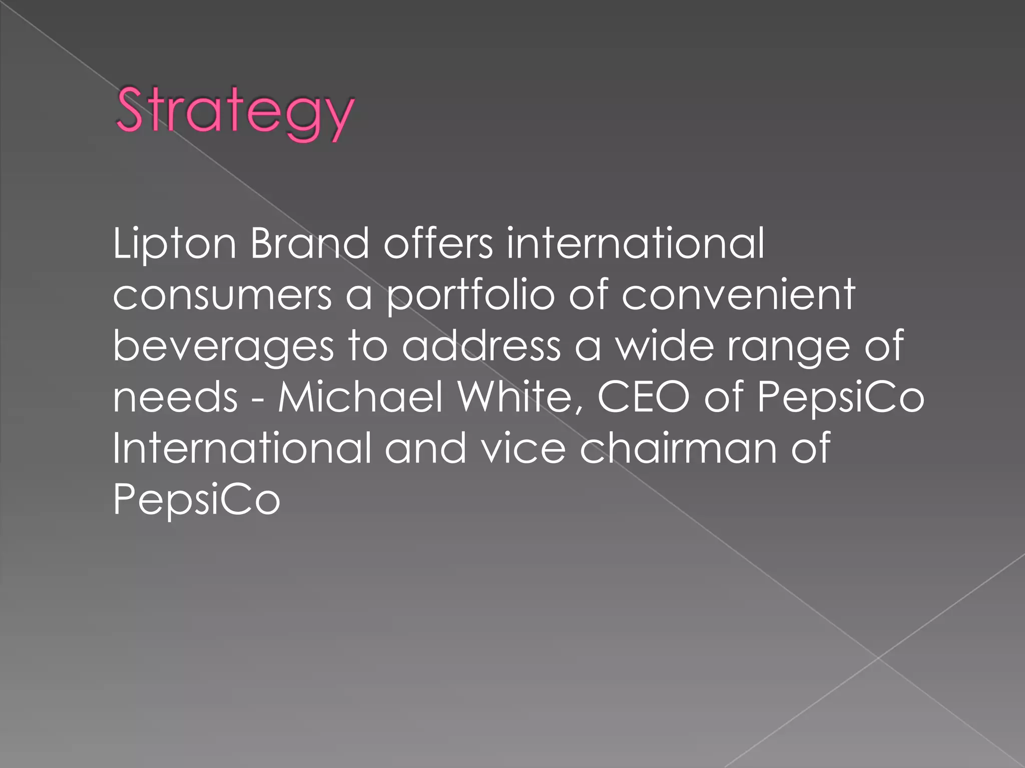 Pepsi Lipton International 2 | PPTX