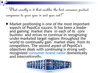 Pepsi marketing mix | PPS