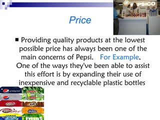 Pepsi marketing mix | PPS