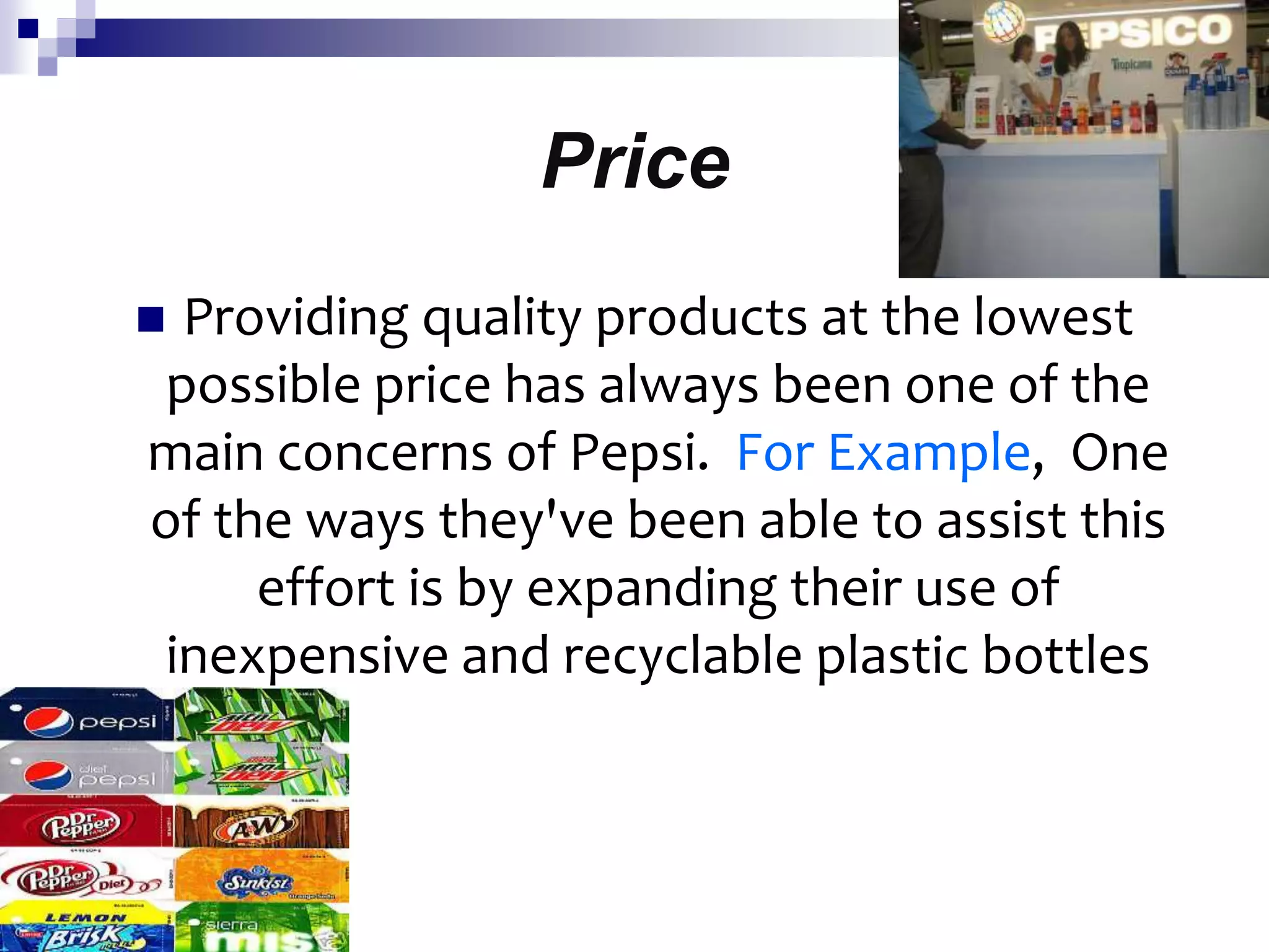 Pepsi marketing mix | PPTX