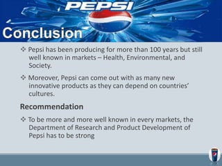 Pepsi marketing plan | PPTX
