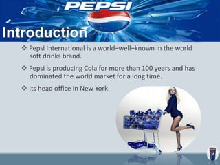 Pepsi marketing plan | PPTX