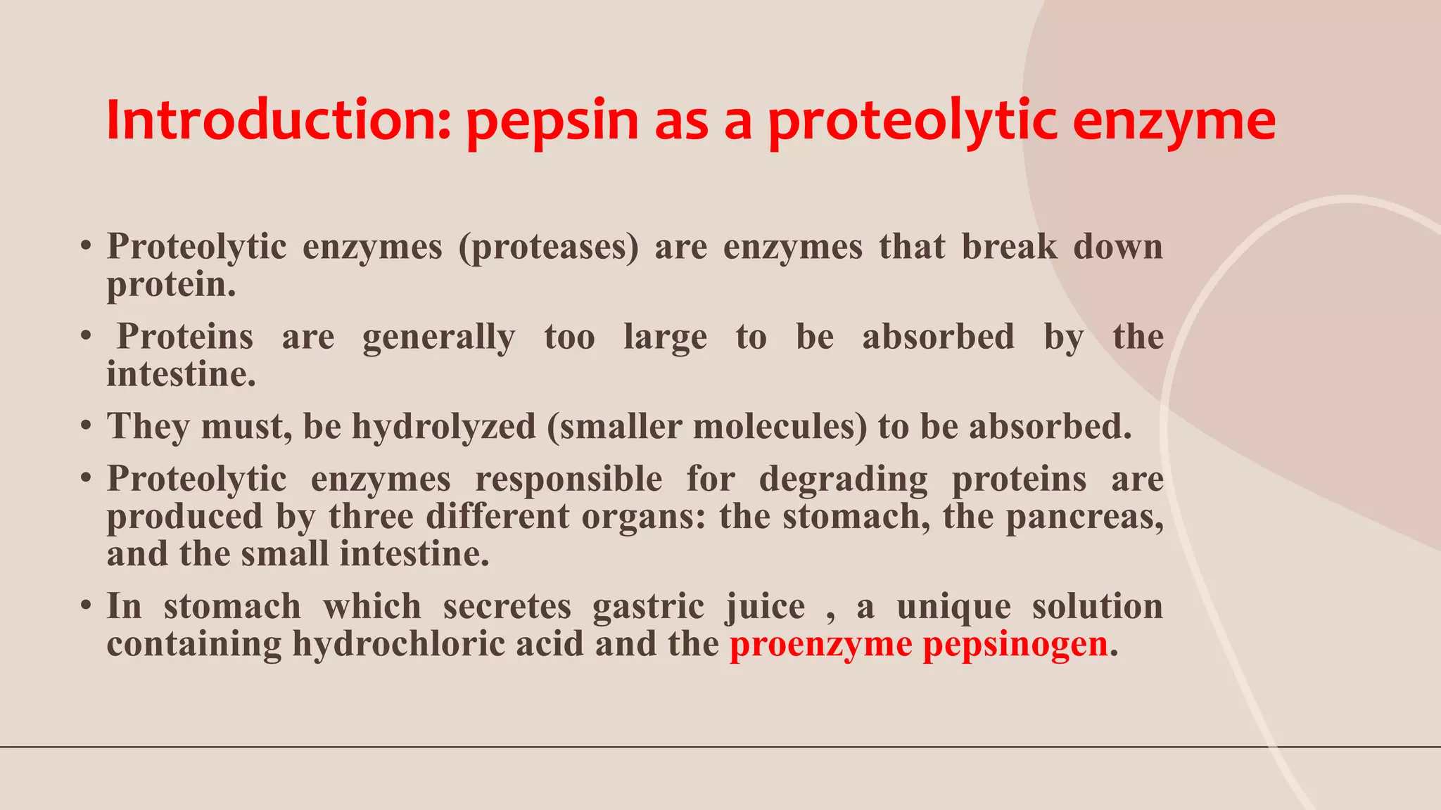 pepsin | PPTX