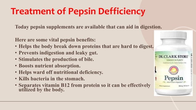 pepsin | PPTX | Digestive Disorders | Diseases and Conditions