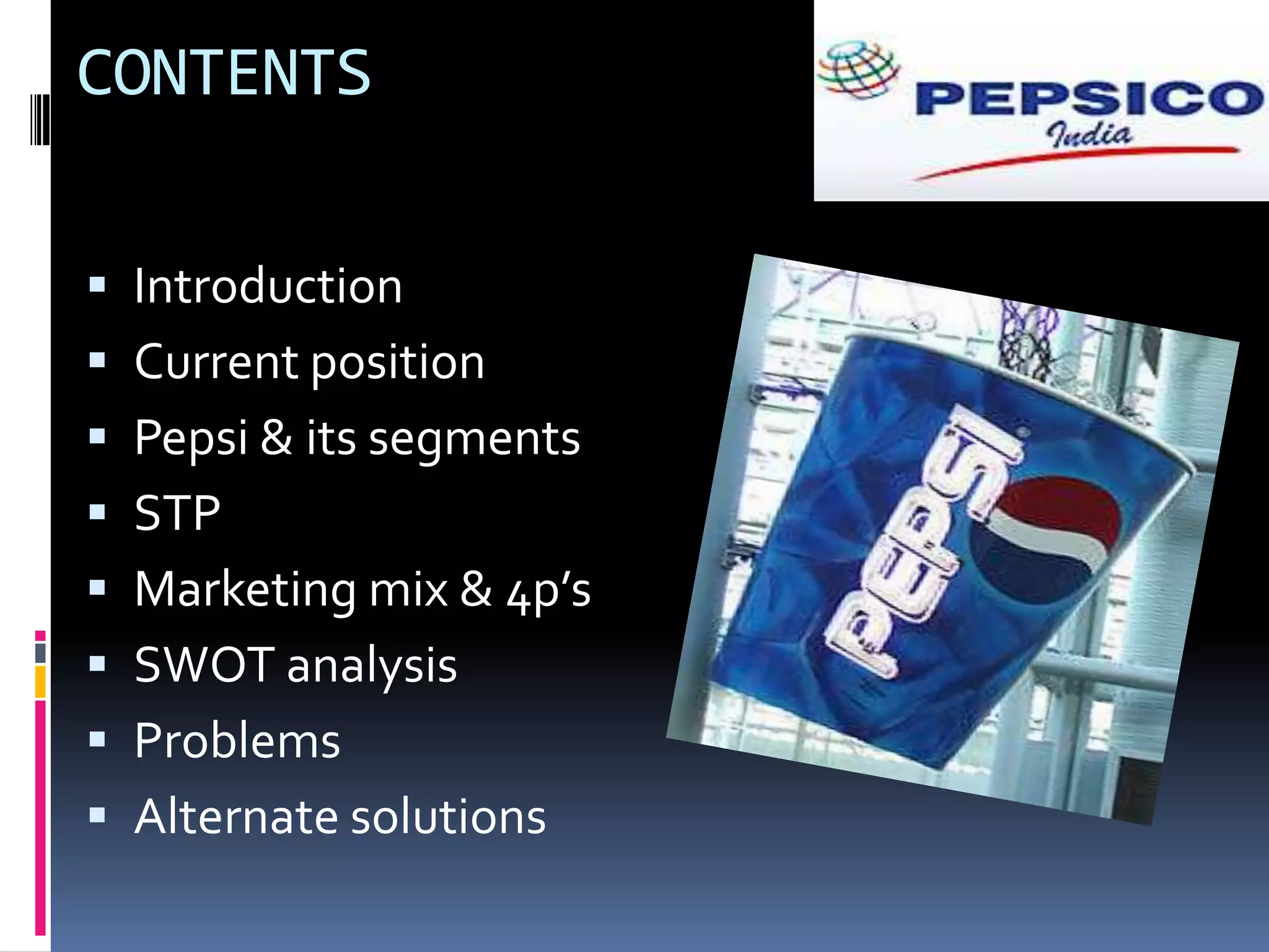 Pepsi-its industry in india | PPTX