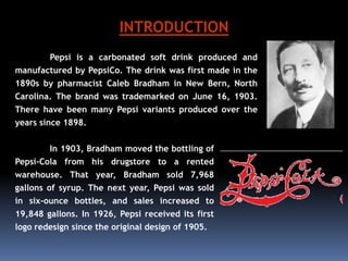 Pepsi-its industry in india | PPT