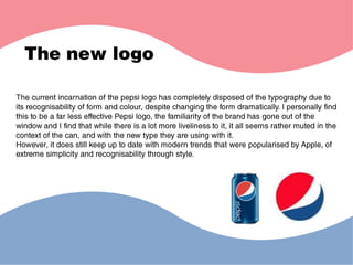 Pepsi presentation | PPTX | Food & Drink