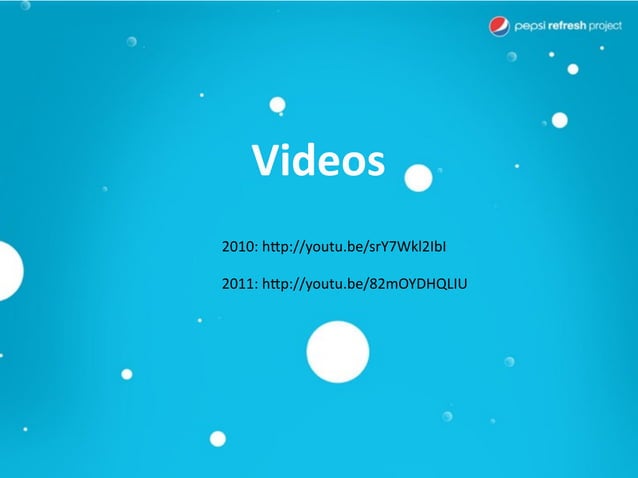 Pepsi refresh presentation | PPT