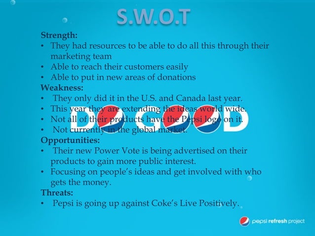 Pepsi refresh presentation | PPT
