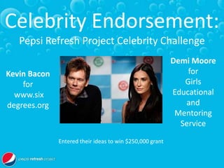 Pepsi Refresh Project Presentation | PPTX