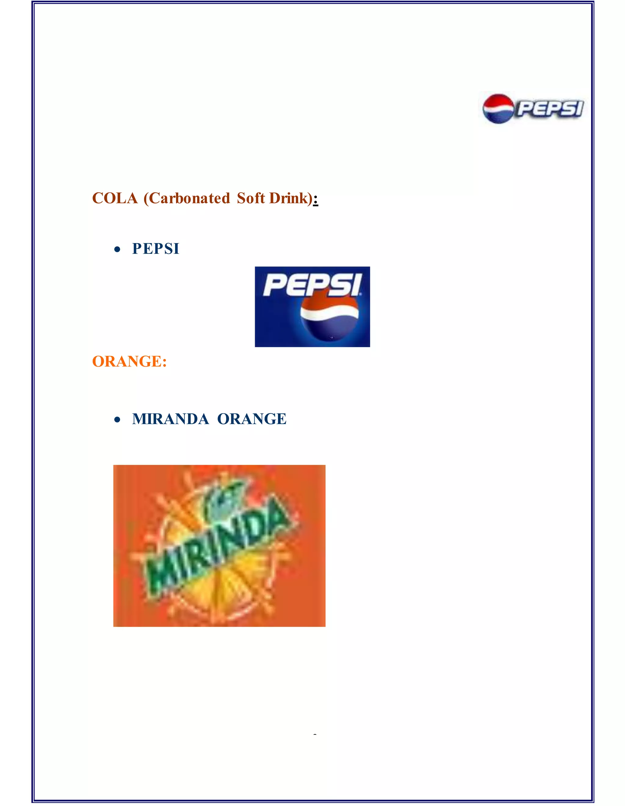 Pepsi sales & promotion 01 | DOCX